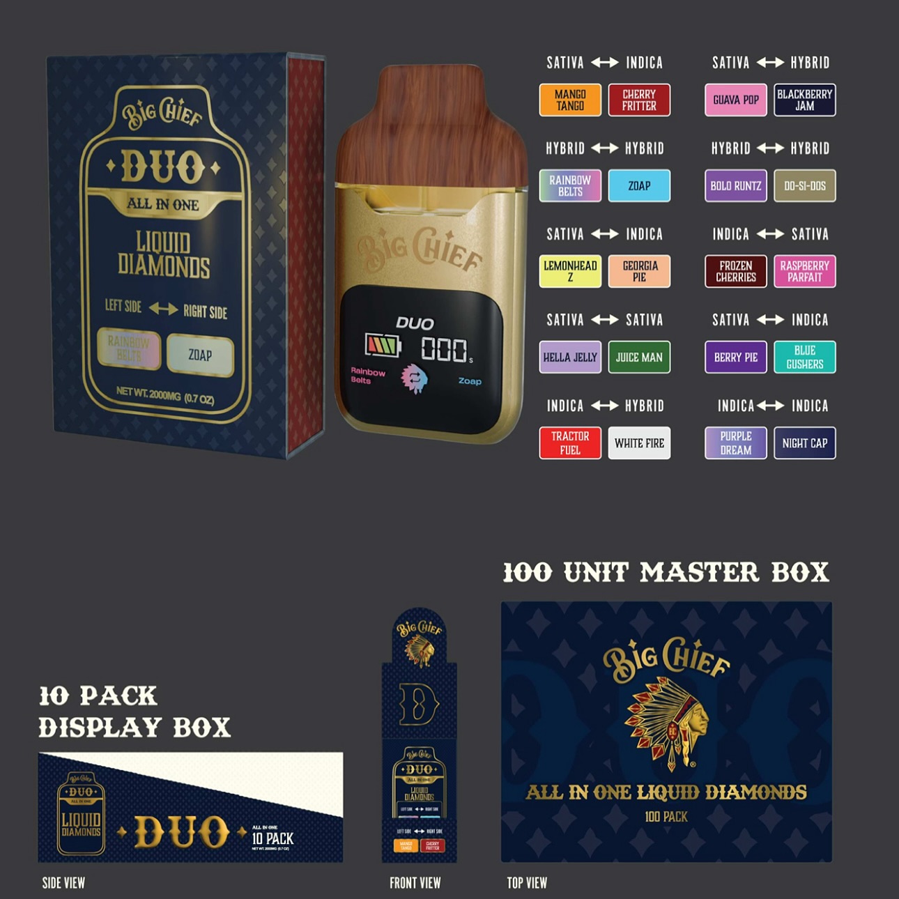 Big Chief Disposable | Authentic 2g THC Disposables & Duo Vapes